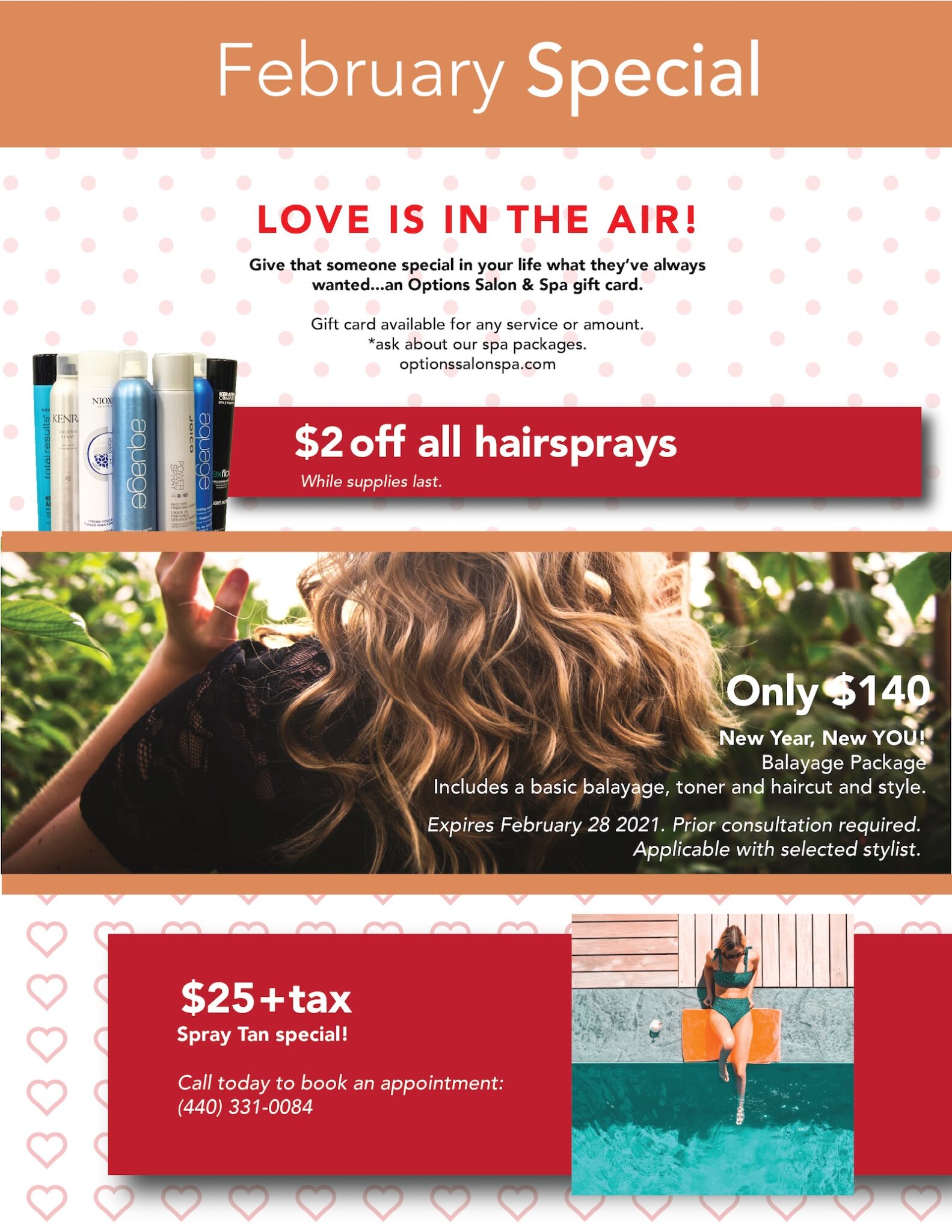 February Special - Options Salon & Spa